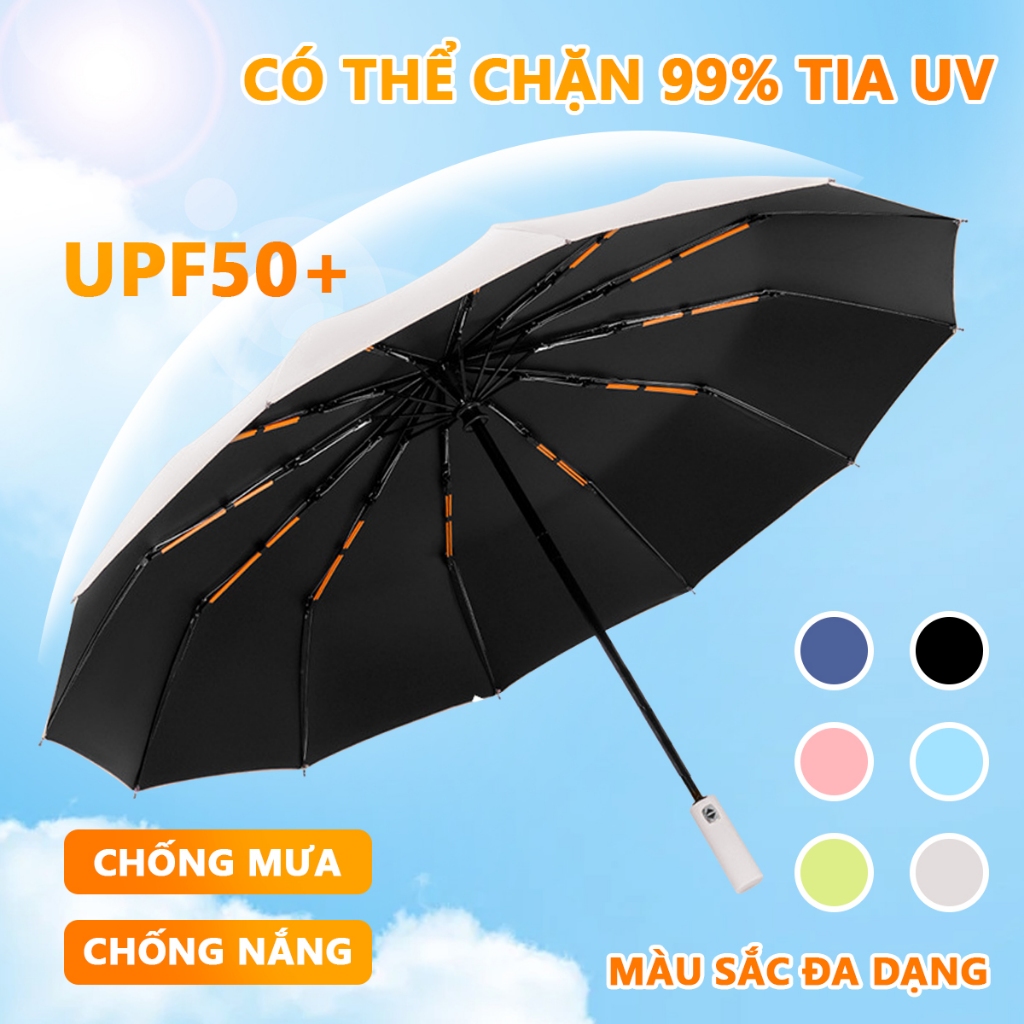 Ô che nắng 24 nan UPF50+ YAMAZAKI chống tia UV Ô che mưa gấp gọn 4 màu tùy chọn---tặng túi đựng ...