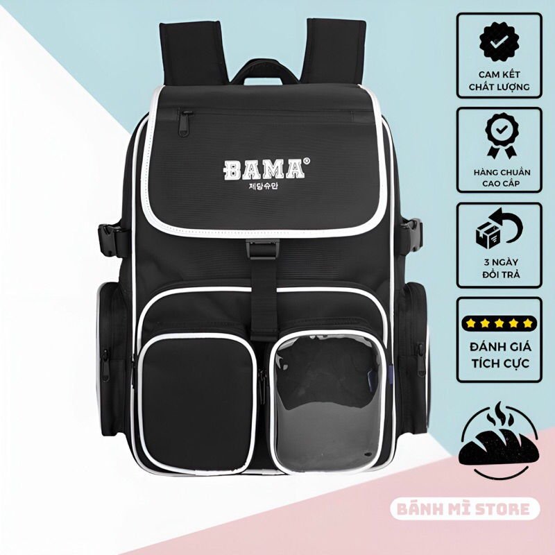 Balo BAMA BASIC BACKPACK SS2 | Balo Bama Chất Vải Canvas Cao Cấp Trượt ...