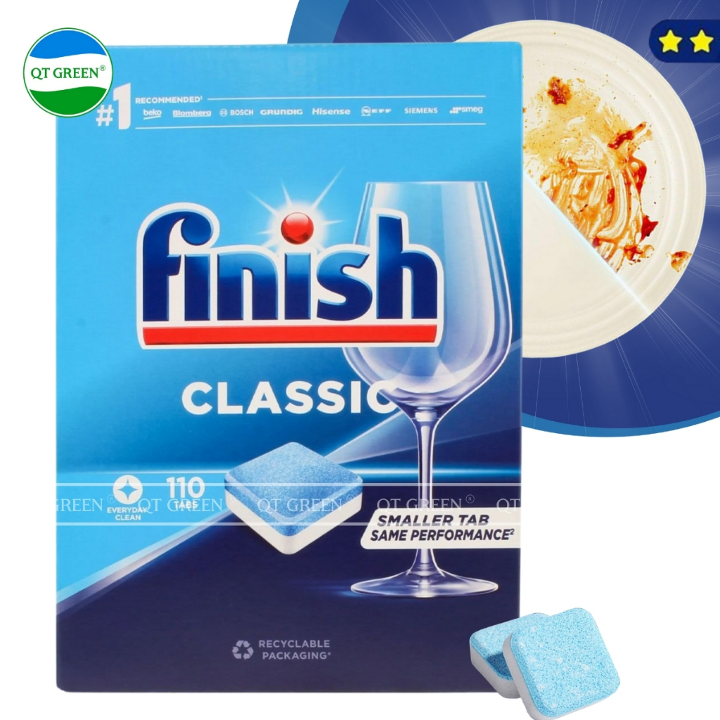 Viên rửa bát Finish Classic Dishwasher Tablets 110 viên Regular ...