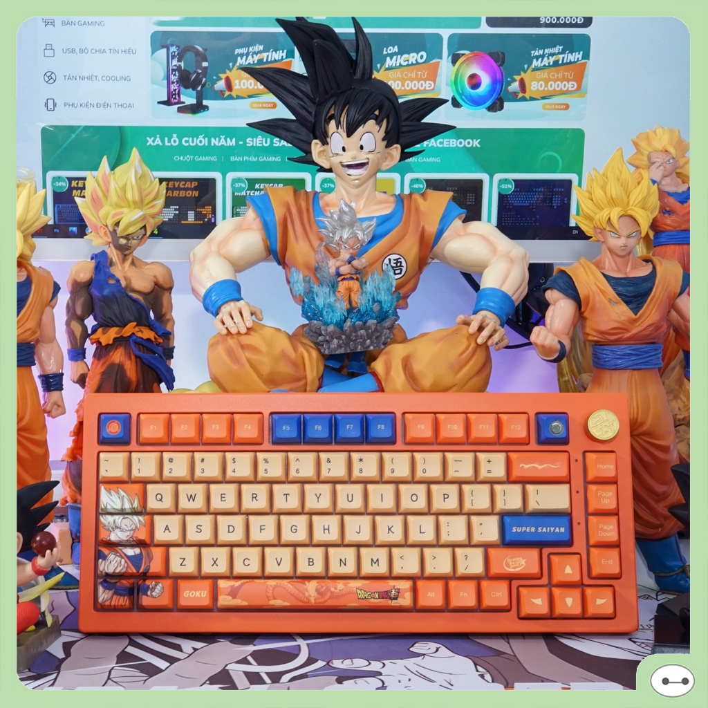BÀN PHÍM CƠ AKKO 5075B PLUS NARUTO, DRAGON BALL AKKO CS CRYSTAL SWITCH ...