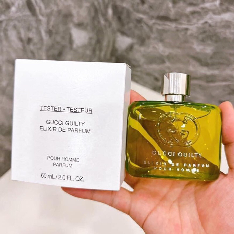 Nước hoa tester gucci guilty elixir de parfum pour homme 60ml | Shopee ...