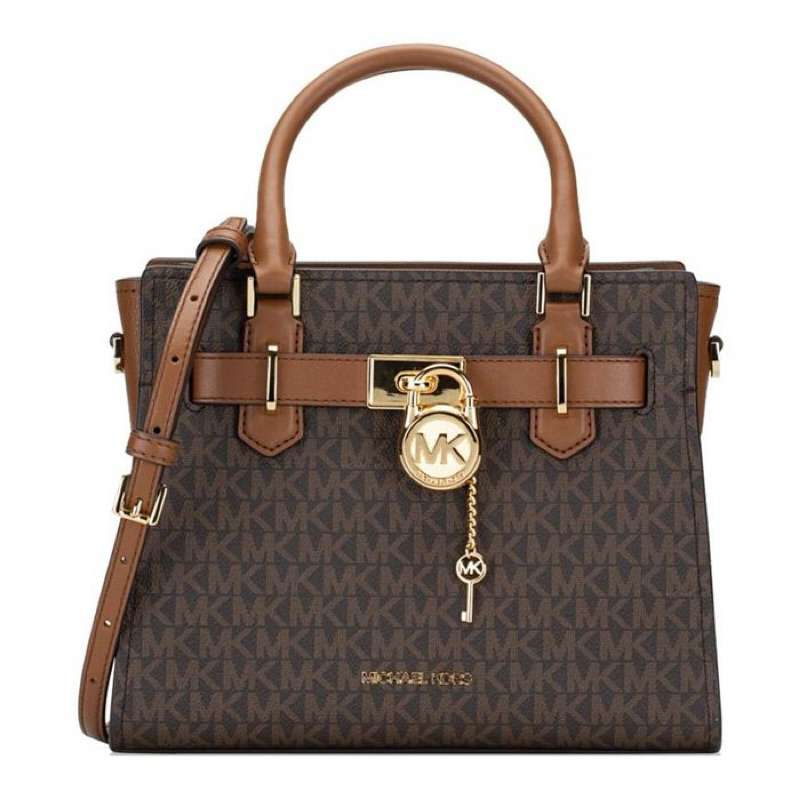 Túi MK_Hamilton XS Satchel Mini Signature Màu Nâu | Shopee Việt Nam