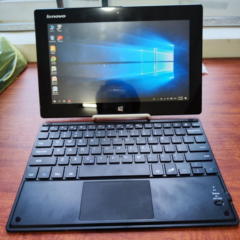 Máy tính bảng 2in1 Lenovo Miix 10- Tablet 10.1inch Windows 10- Tặng kèm bàn phím Bluetooth và ...