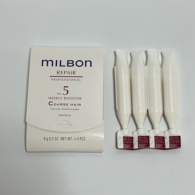 Kem dưỡng Milbon phục hồi chuyên keratin repair bước 5 tại nhà 4x9g | Shopee Việt Nam