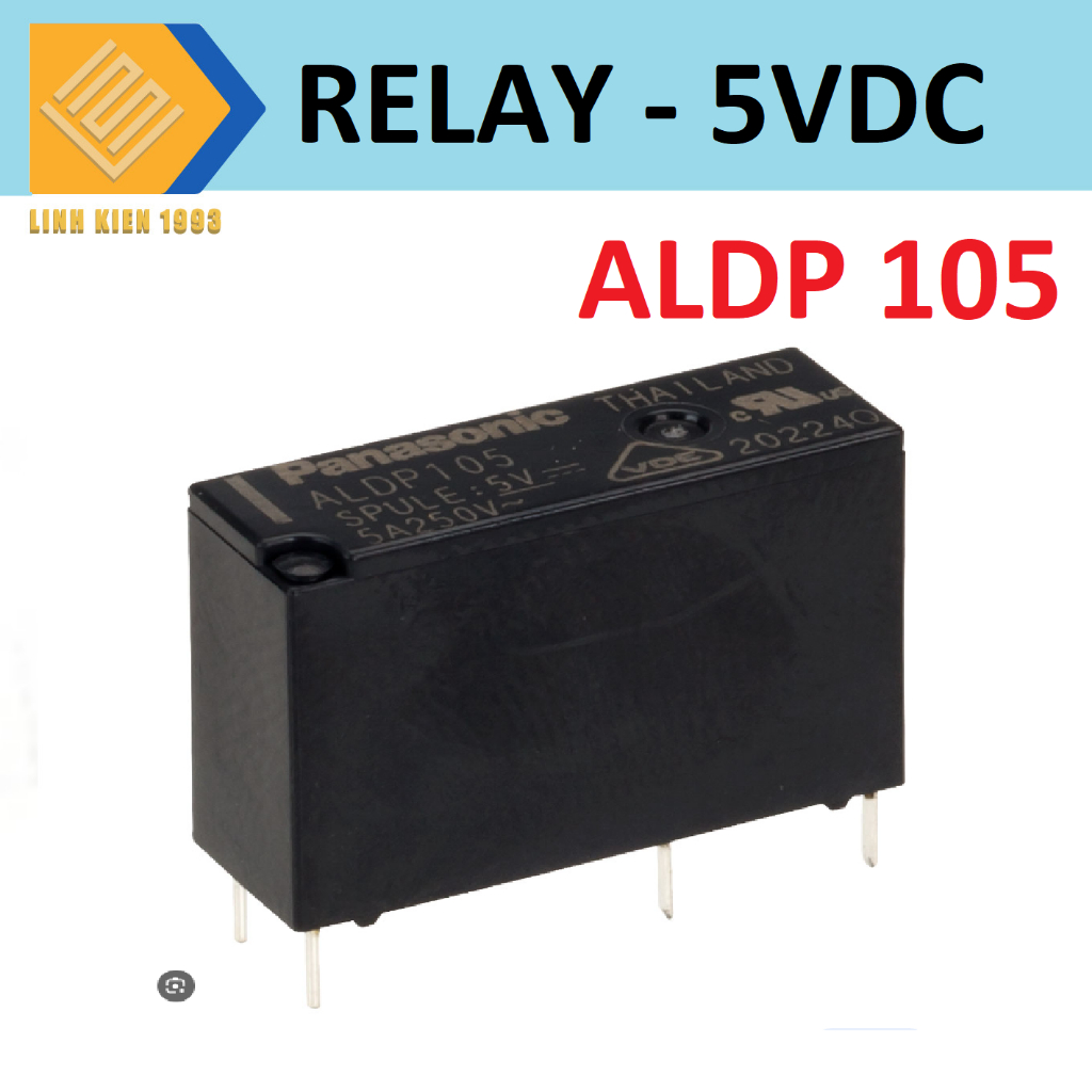 ALDP 105 relay 5v 5a panasonic có 4 chân | Shopee Việt Nam