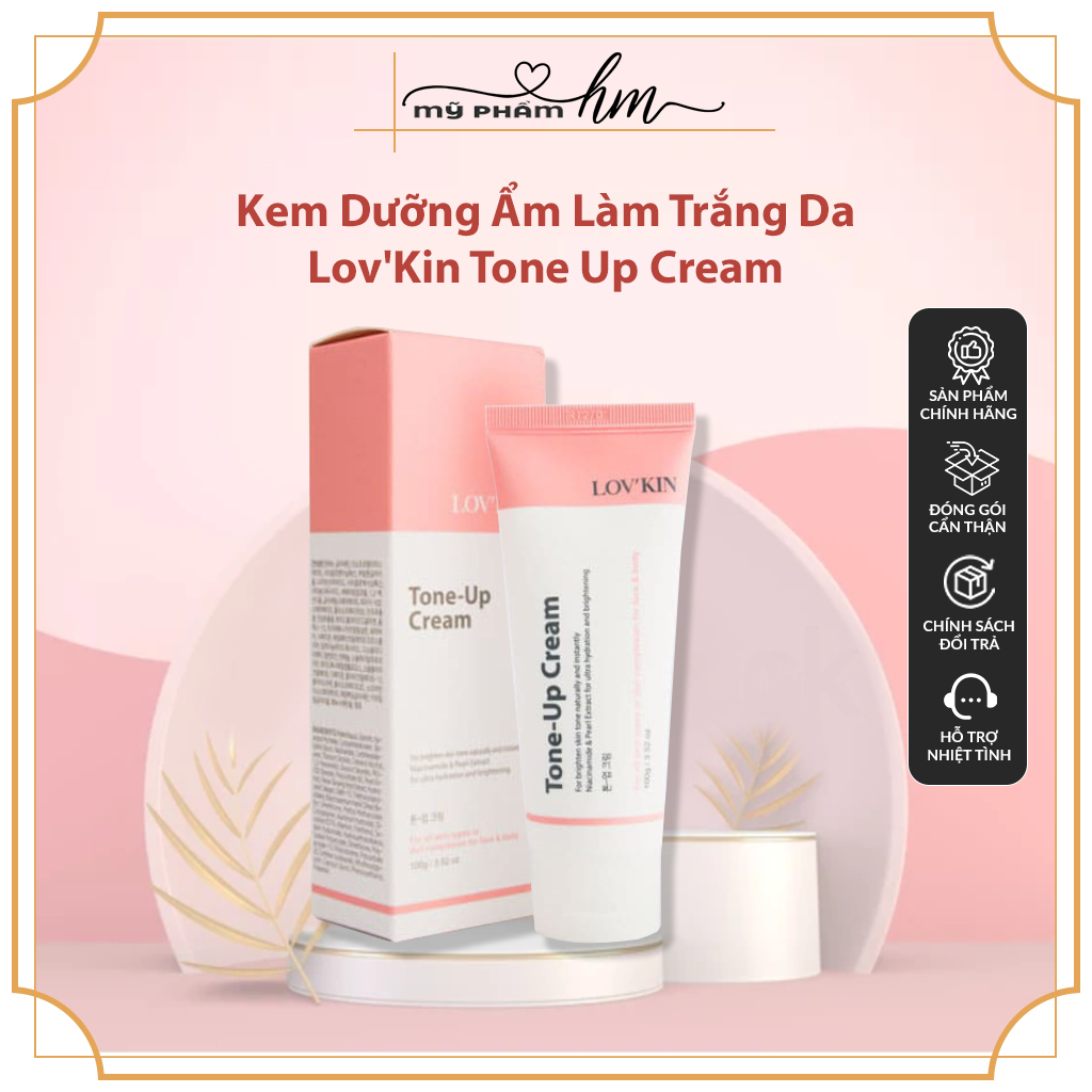 Kem Dưỡng Ẩm Làm Trắng Da Lov'Kin Tone Up Cream Mỹ Phẩm HM giúp làm dịu ...