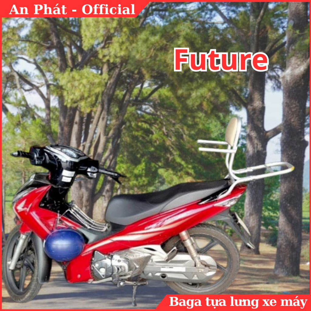 Baga tựa lưng xe máy lắp cho xe Future, baga phượt An Phát Store ...