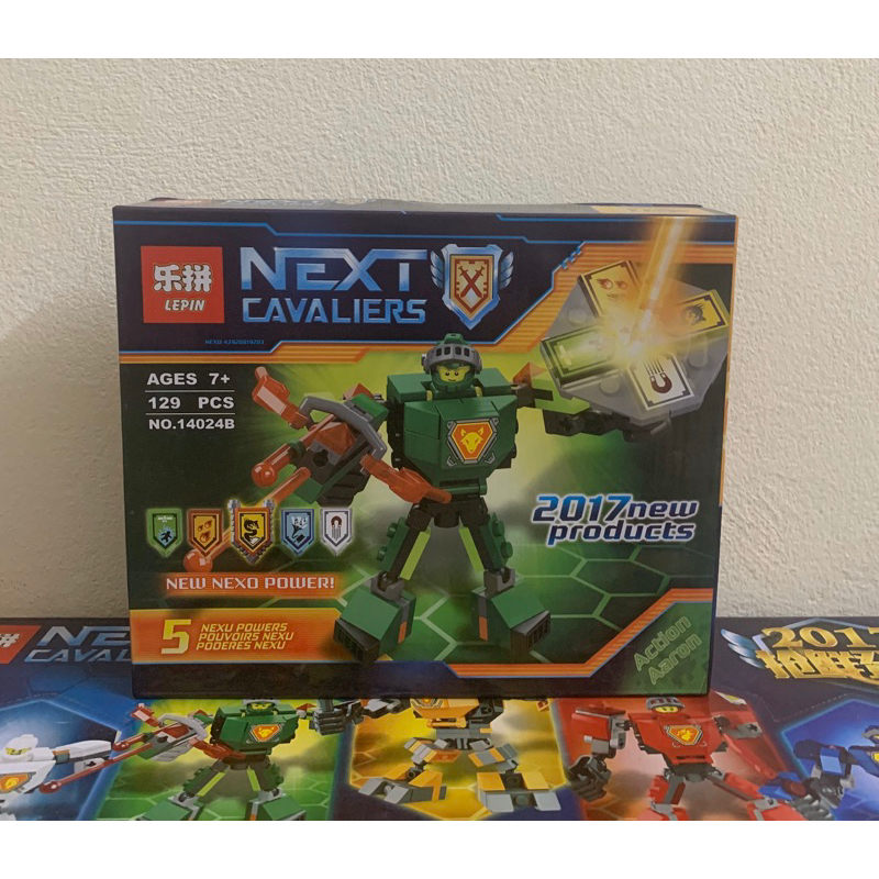 Mô Hình Lắp Ráp Nexo Knight Lepin 14024 Battle Suit AXL , Macy , Clay ...