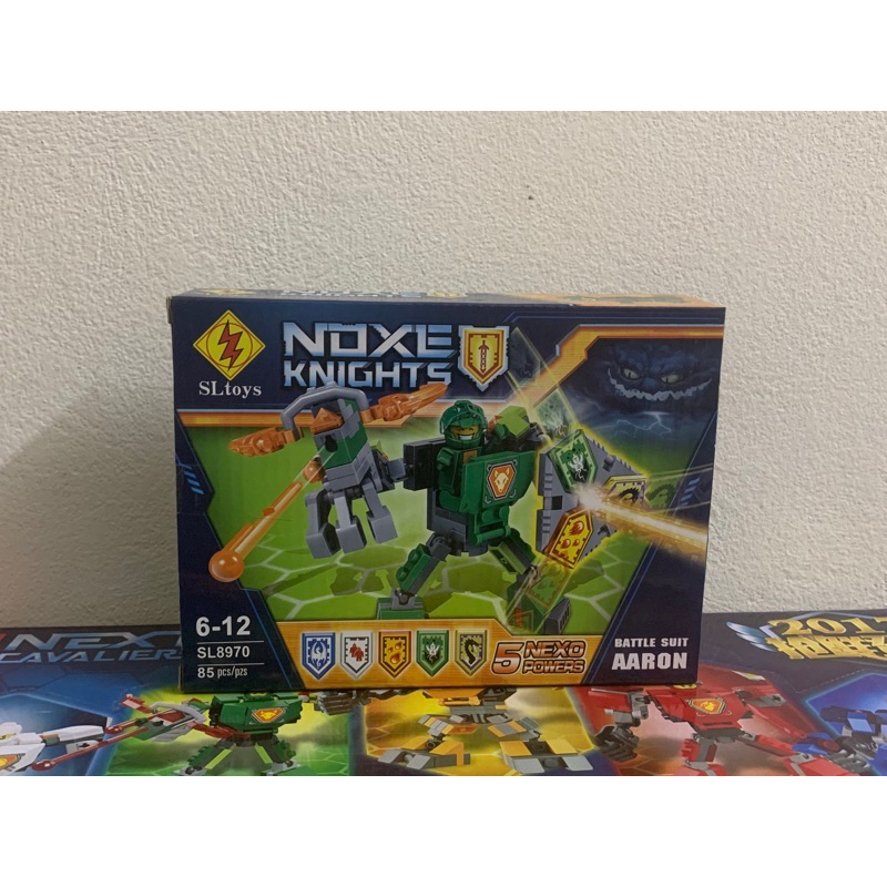 Mô Hình Lắp Ráp Nexo Knight Lepin 14024 Battle Suit AXL , Macy , Clay ...