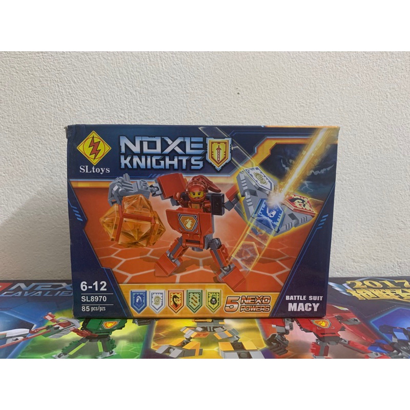 Mô Hình Lắp Ráp Nexo Knight Lepin 14024 Battle Suit AXL , Macy , Clay ...
