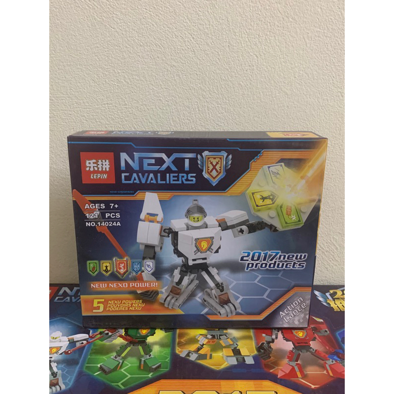 Mô Hình Lắp Ráp Nexo Knight Lepin 14024 Battle Suit AXL , Macy , Clay ...