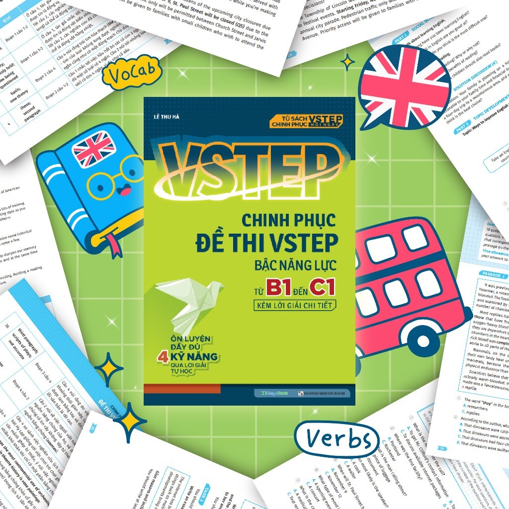 Sách Chinh phục đề thi VSTEP bậc năng lực từ B1 đến C1 | Shopee Việt Nam