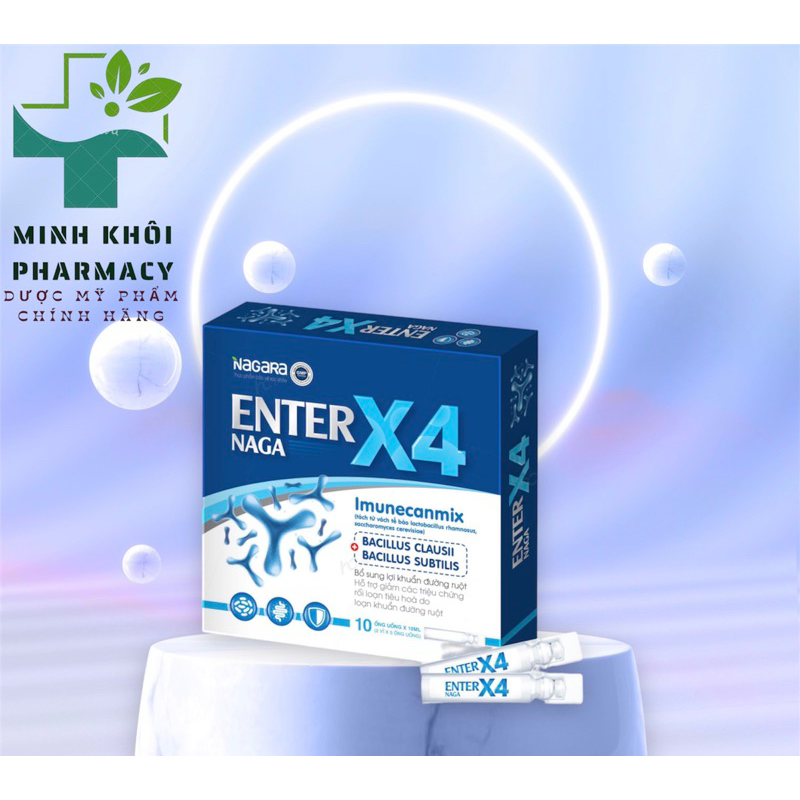 ENTER X4 NAGA - Bổ sung lợi khuẩn đường ruột, giảm các triệu chứng rối ...