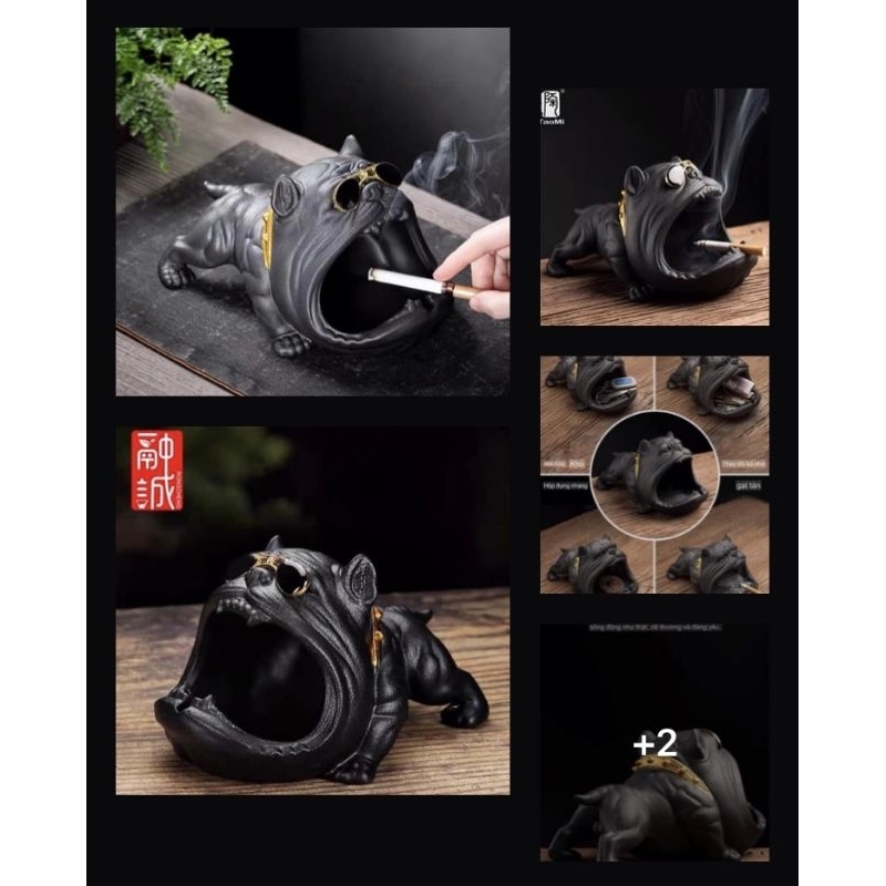 Gat tàn thuốc cá tính hình chó pull | Shopee Việt Nam