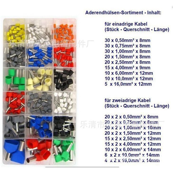 Hộp cos pin rỗng bọc nhựa 1200 cái,bộ đầu cos dây điện,1200c cos pin rỗng,cốt kim thông,kim dài ...