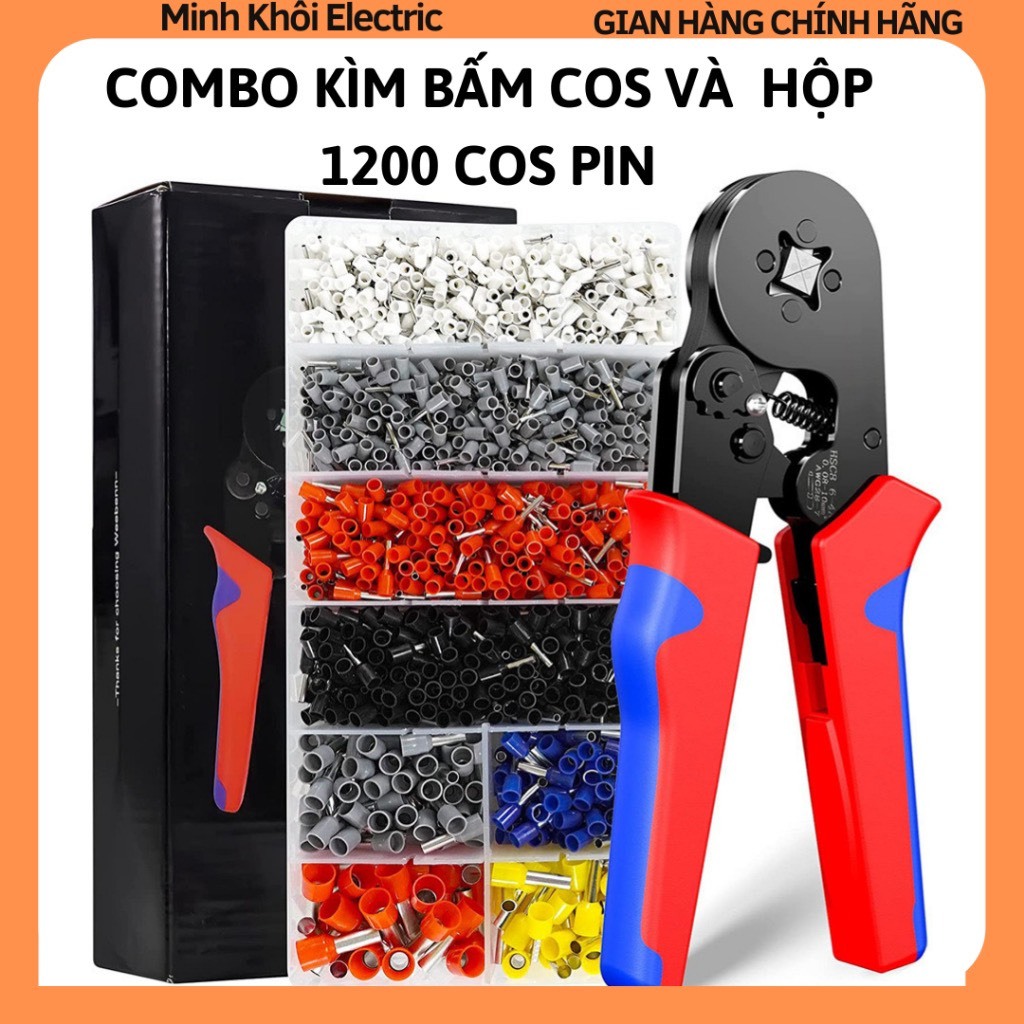 Hộp cos pin rỗng bọc nhựa 1200 cái,bộ đầu cos dây điện,1200c cos pin rỗng,cốt kim thông,kim dài ...