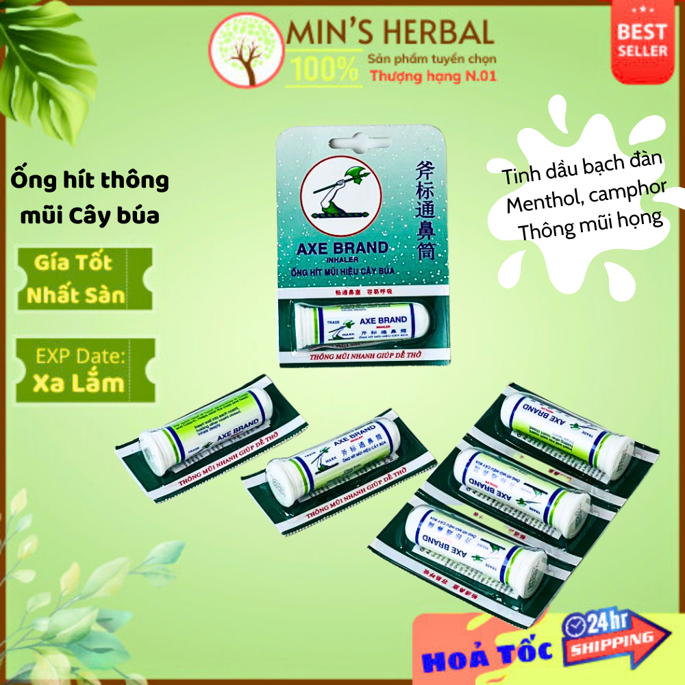Ống hít hiệu Cây búa Axe Brand Inhaler thương hiệu Singapore - Giảm cảm ...