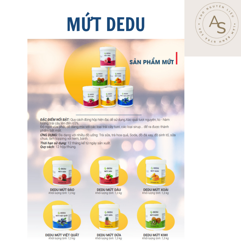 MỨT TRÁI CÂY DEDU 1.3KG | Shopee Việt Nam