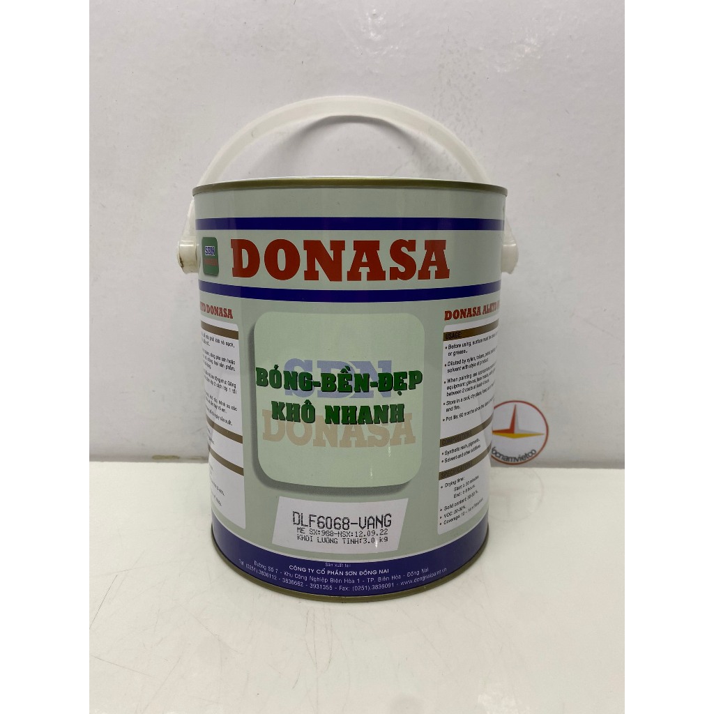 Sơn dầu Donasa nhiều màu (P2) lon 3kg | Shopee Việt Nam