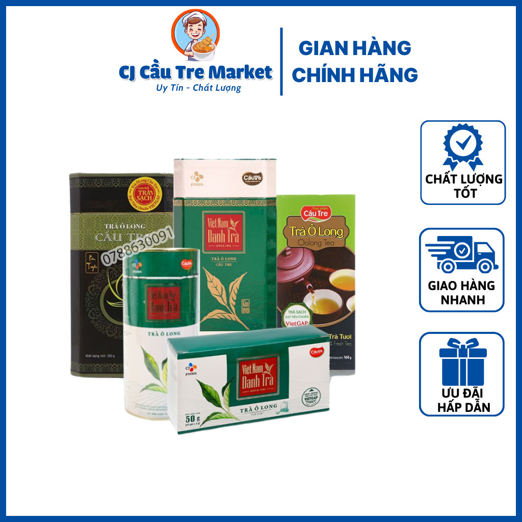 Trà Ô Long Túi Lọc Cầu Tre Cj Thơm Ngon 50g ,Trà O Long Pha Trà Sữa ...