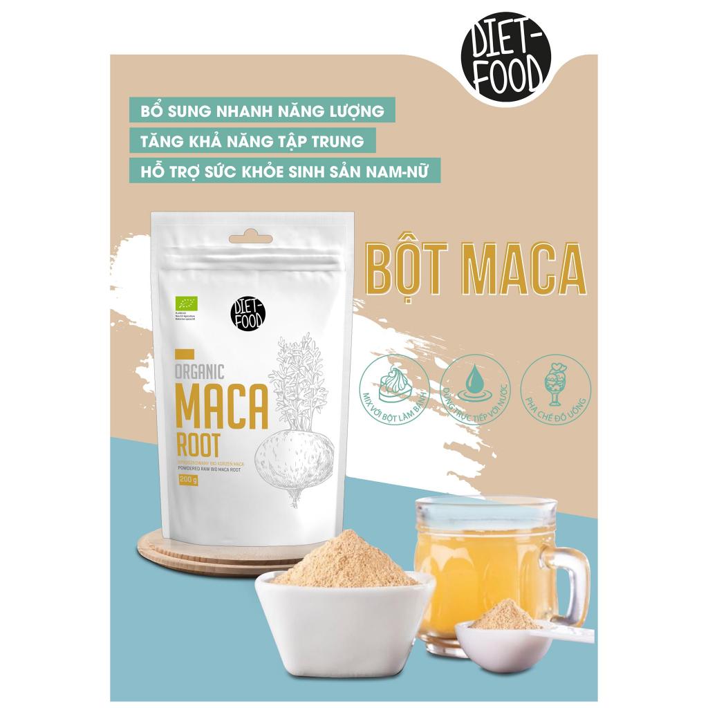 Bột Maca hữu cơ (Organic Maca Powder) - Diet Food - 200g | Shopee Việt Nam