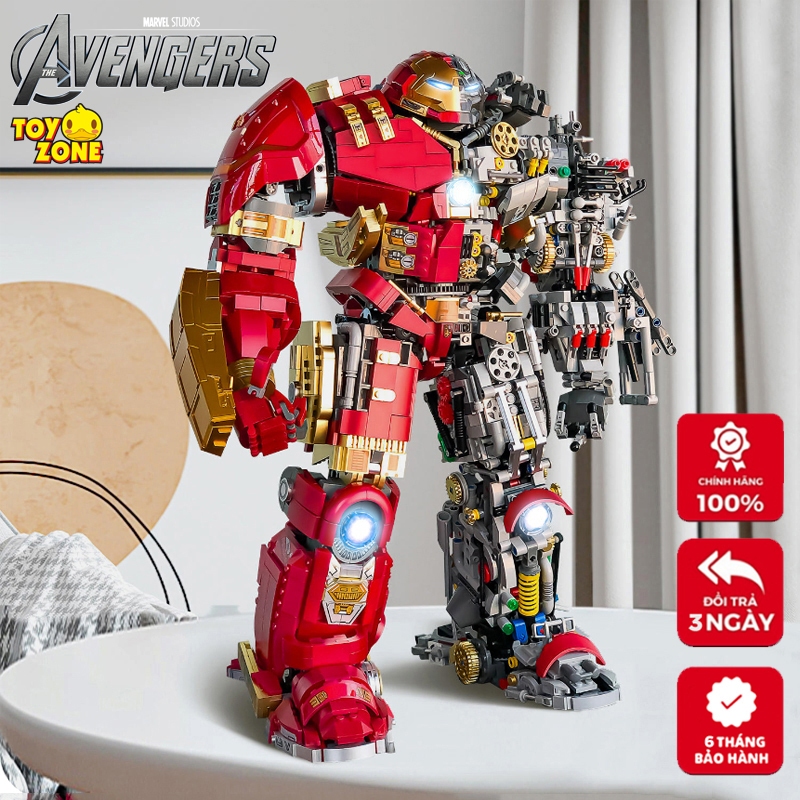 Đồ Chơi Lắp Ráp Xếp Hình Mô Hình HulkBuster Iron Man MK44 Tỉ Lệ 1:8 ...