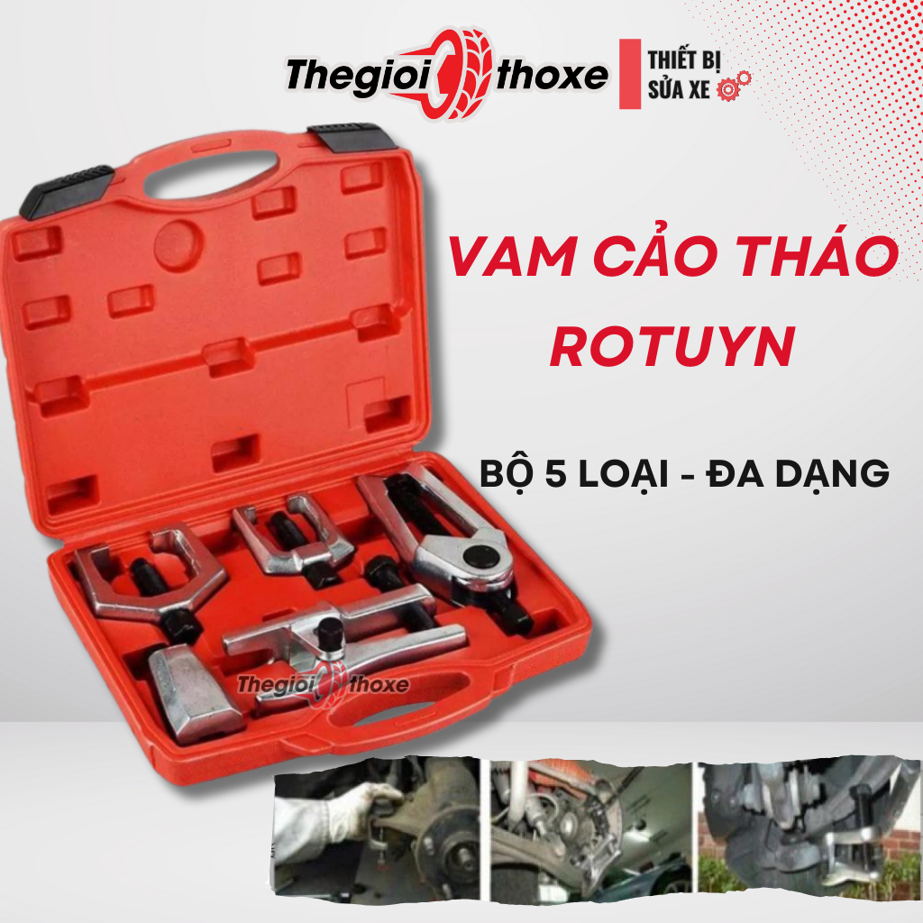 Cảo rotuyn trong ngoài, rotuyn trụ | Bộ vam tháo rotuyn ô tô chuyên ...