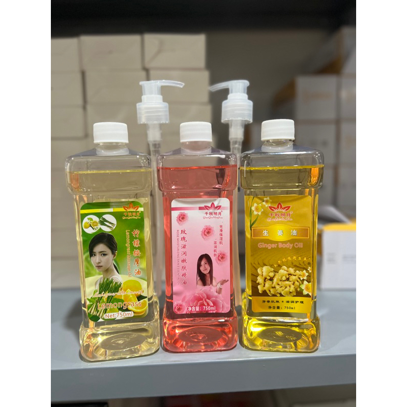 Kèm Vòi Tinh Dầu Massa Body Chai 750ml Massa Giúp Cơ Thể Thư Giãn Tốt Cho Sức Khoẻ