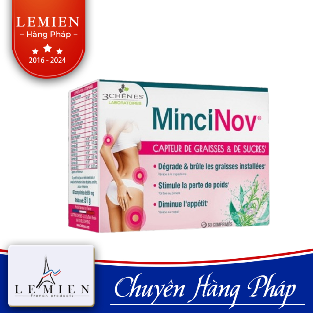 Viên Uống Giảm Mỡ Minci Nov Chính Hãng Pháp (Hộp 60 viên) | Le mien ...
