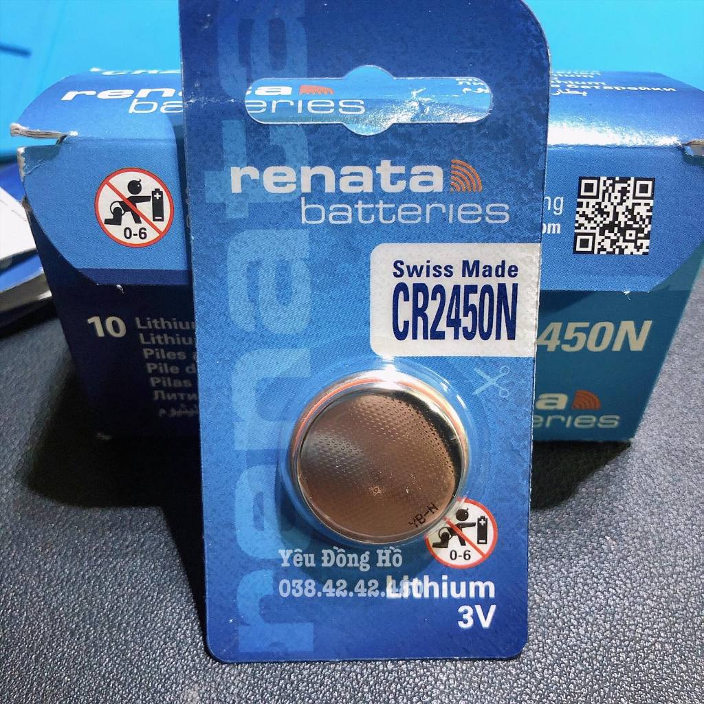 Viên pin Renata CR2450N CR2450 2450 Chính Hãng Thụy Sĩ | Shopee Việt Nam