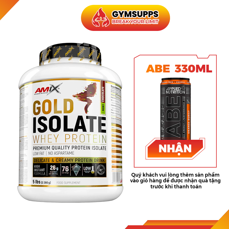 AMIX GOLD ISOLATE WHEY PROTEIN 5LBS Sữa Dinh Dưỡng Hỗ Trợ Tăng Cơ Bắp ...