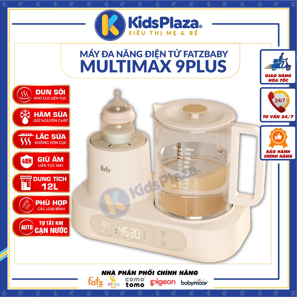 Máy Tiệt Trùng Và Hâm Nước Pha Sữa Fatz Baby Multimax 7 / 8 / Máy Lắc Sữa Multimax 9 Plus - Bảo ...