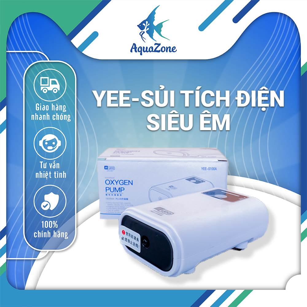 Máy sủi oxy tích điện siêu êm YEE S100A/B 1 vòi S200A/B 2 vòi dành cho ...