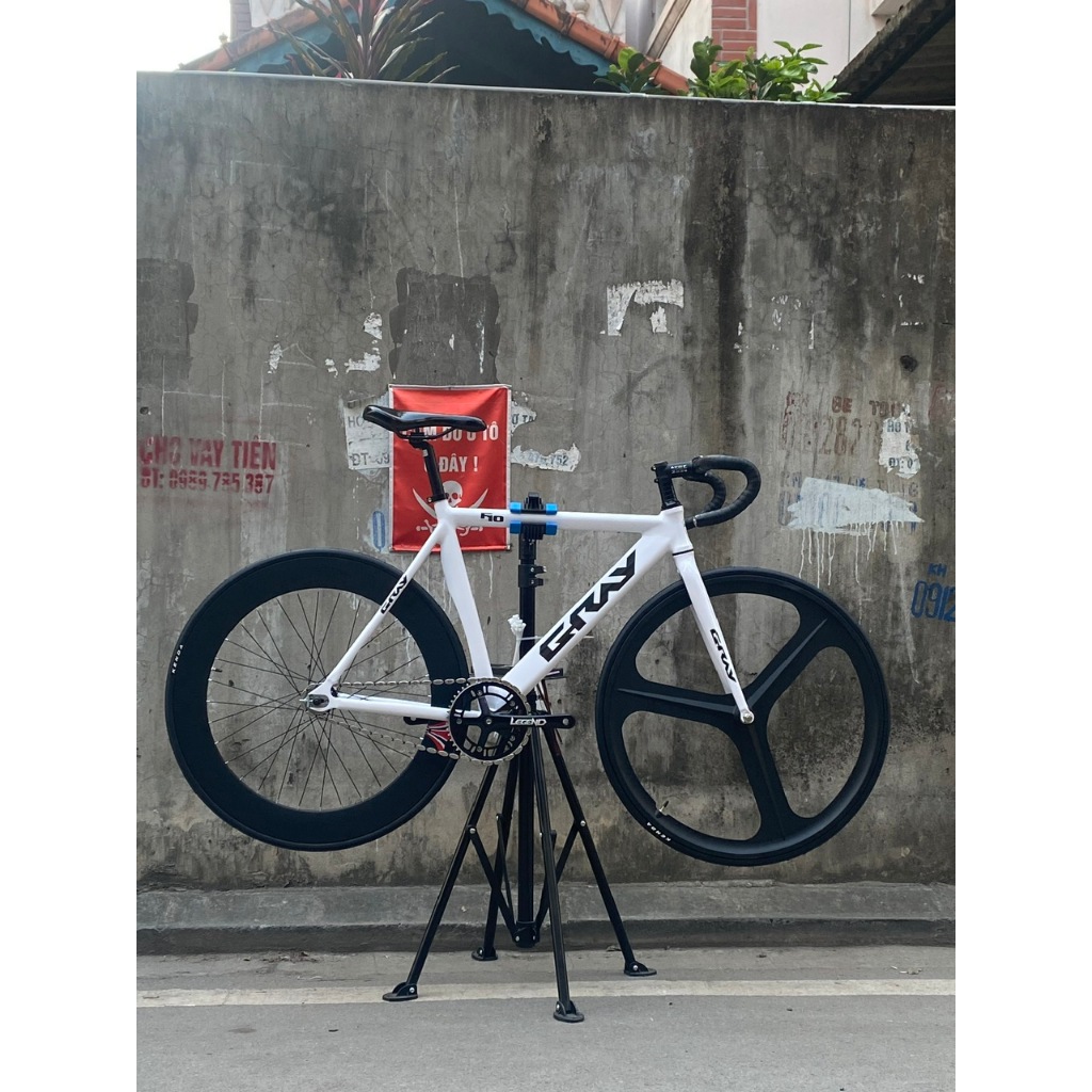 Xe đạp Fixed Gear GRAY F10 Vành trước 3 đao/ Vành sau 7cm | Shopee Việt Nam