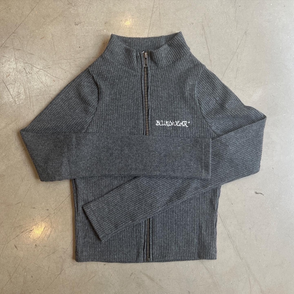 Áo Tay Dài Nữ Bluko Knit Long Sleeve Zip Up | Shopee Việt Nam