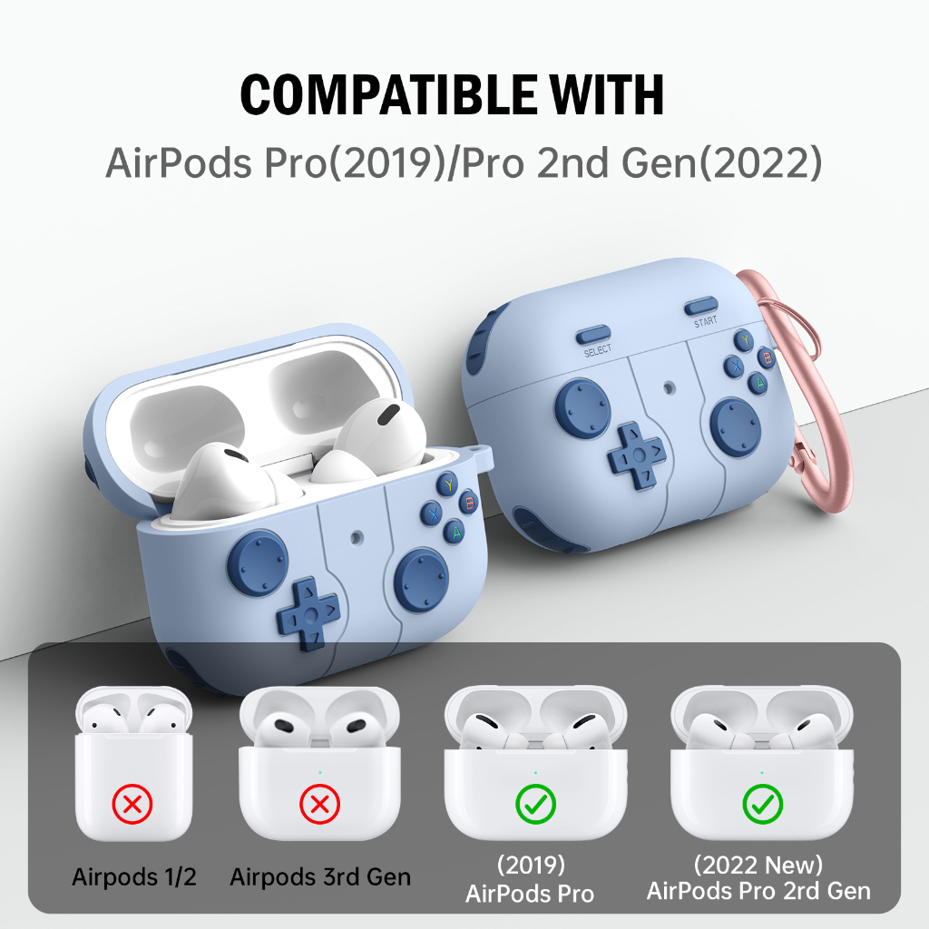 Ốp Bảo Vệ Tai Nghe Hình Máy Chơi Game Chất Silicon Dành Cho Airpod 2 ...