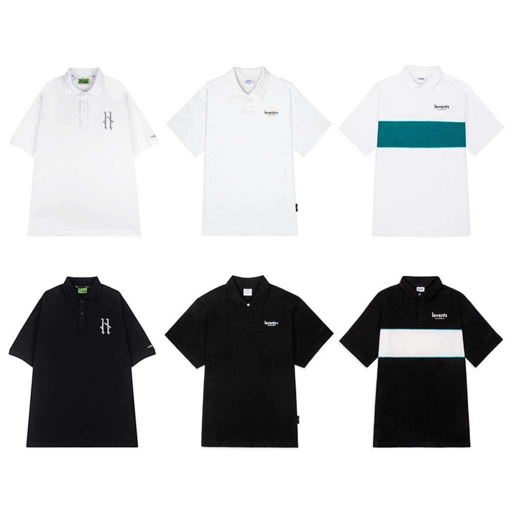 Áo Polo tay lỡ, form rộng Local Brand Unisex Hades / Levents vải Cotton ...