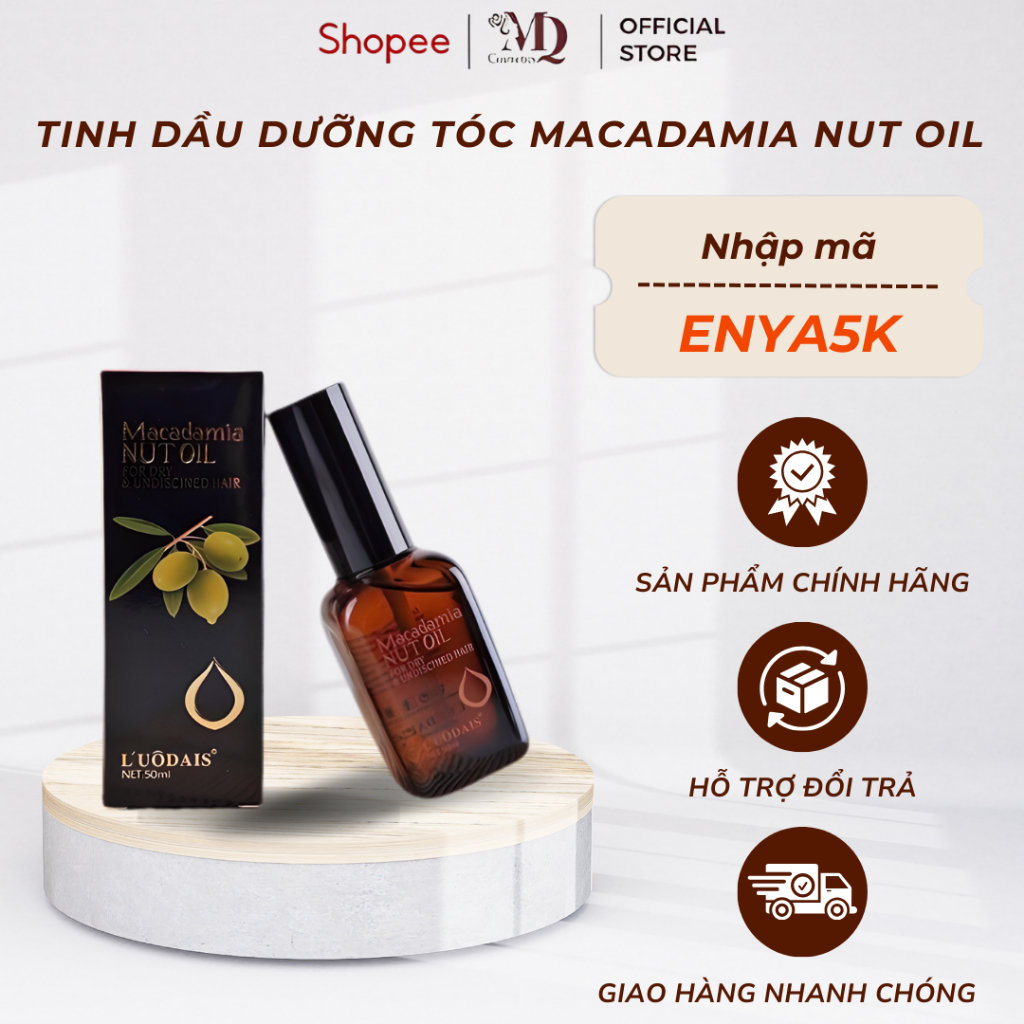 Tinh Dầu Dưỡng Tóc MACADAMIA NUT OIL Dưỡng Tóc Uốn, Tóc Khô Xơ, Tóc ...