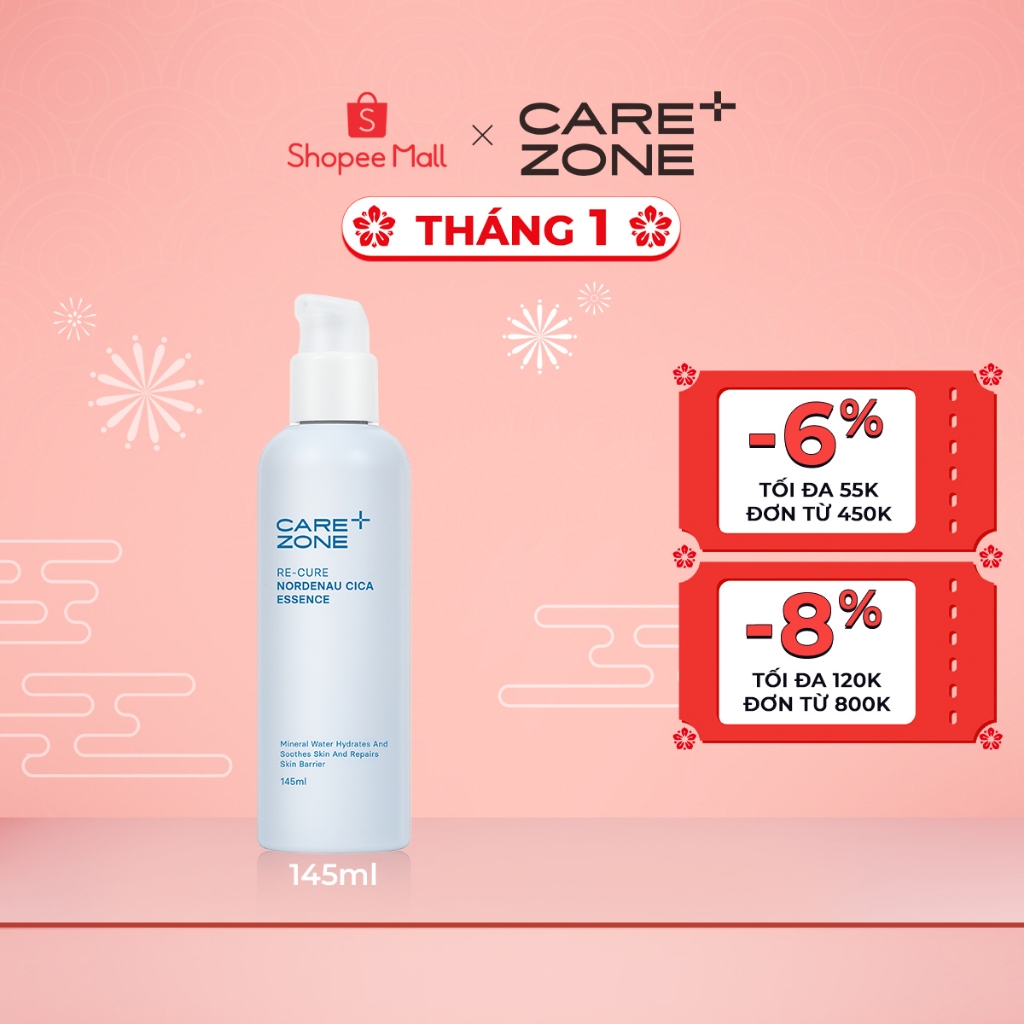 Tinh chất Dưỡng ẩm Phục hồi CAREZONE Re-cure Nordenau Cica Essence 145ml | Shopee Việt Nam