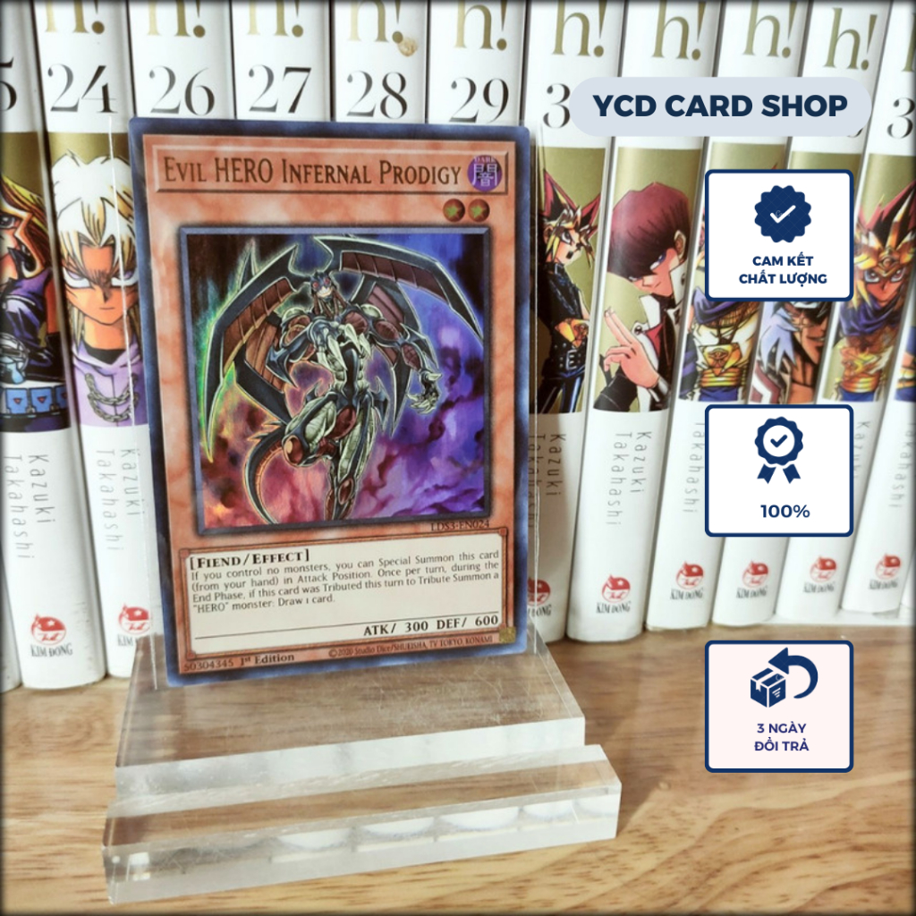 [YCDcardgame] Thẻ Bài Yugioh Chính Hãng Evil HERO Infernal Prodigy ...