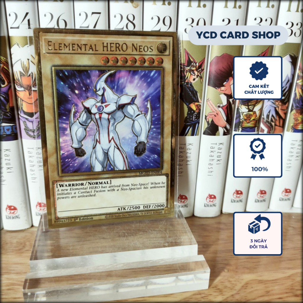 [YCDcardgame] Thẻ Bài Yugioh Chính Hãng Elemental HERO Neos – Premium ...