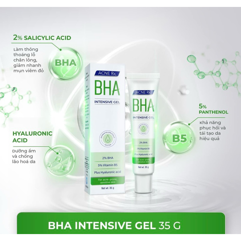 GEL DƯỠNG ACNE RX BHA INTENSIVE GEL - Gel dưỡng dành cho da mụn [35g] | Shopee Việt Nam