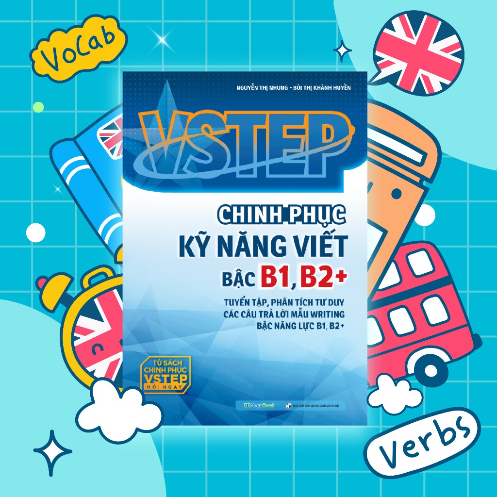 Sách VSTEP - Chinh phục kỹ năng Viết bậc B1, B2+ - MGB | Shopee Việt Nam