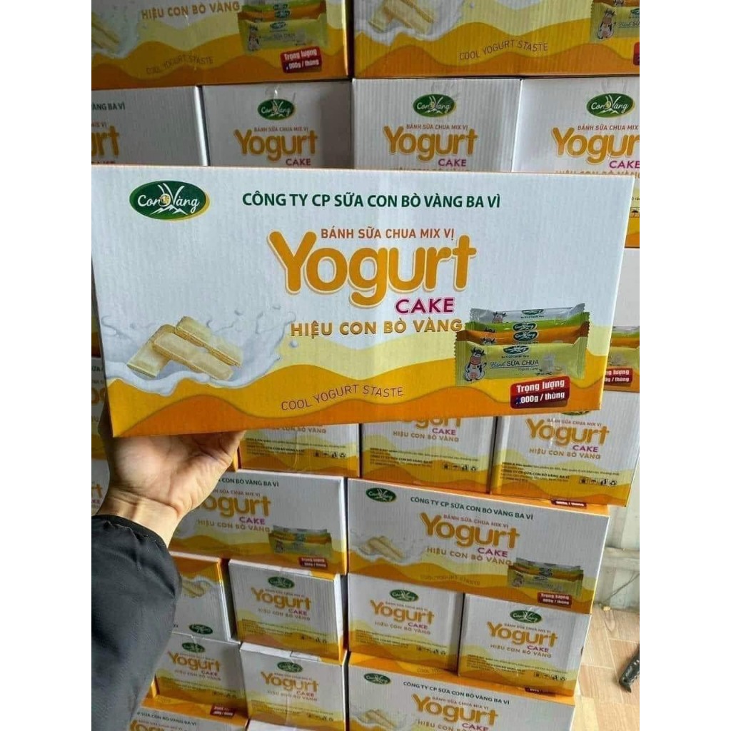 Bánh Sữa Chua Con Bò Vàng Ba Vì - Hộp 1kg | Shopee Việt Nam