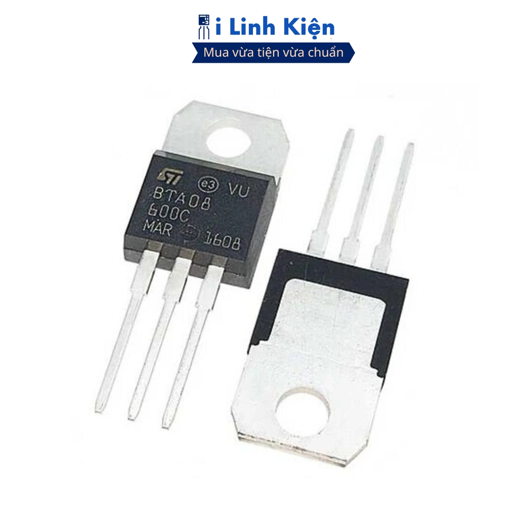 Triac BTA08 BTA12 BTA16 BTA20 BTA26 BTA41 600V chính hãng ilinhkien ...