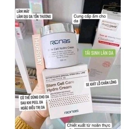 ( Chính hãng ) Kem tbg Ronas phục hồi dưỡng ẩm Stem cell hydro cream ...