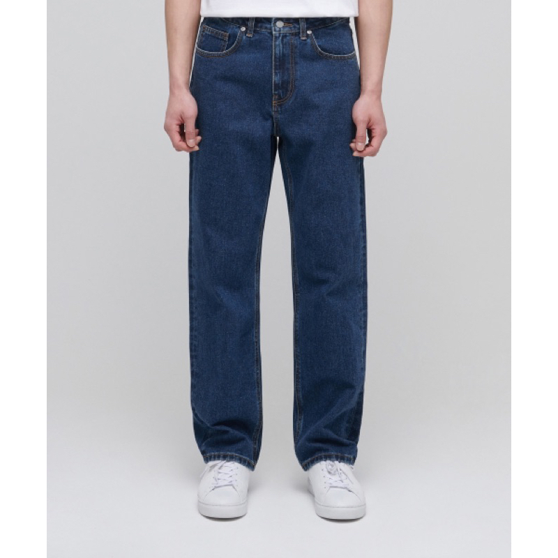 Quần jeans hãng hàn Màu Đen - Kem - Xanh form rộng hàn quốc wide fit ...