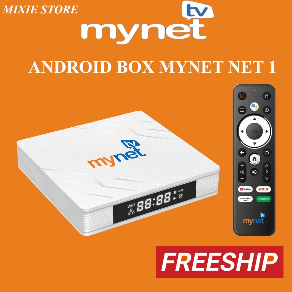 ANDROID BOX MYNET NET 1 - VER 13 - RAM 4G ROM 32G - RAM 2G ROM 16G ...