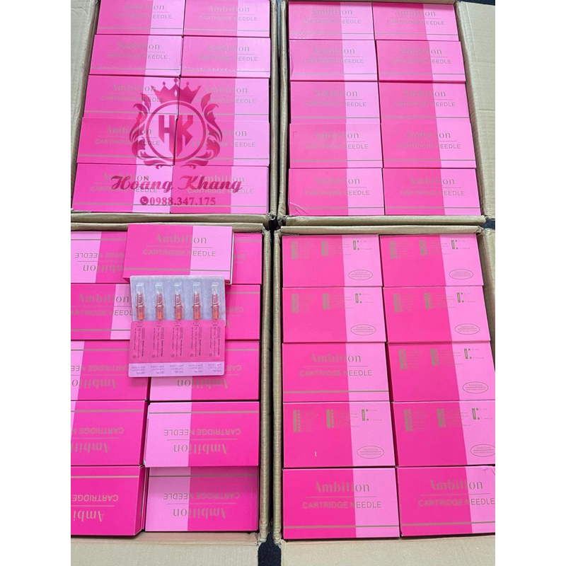 KIM AMBITION HỘP HỒNG,kim máy pen,kim đạn | Shopee Việt Nam