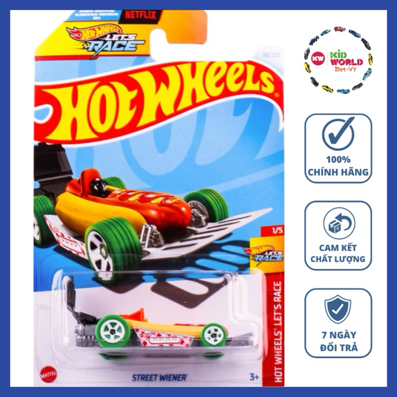 Xe mô hình Hot Wheels basic Street Wiener HTC07. | Shopee Việt Nam